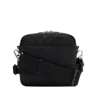Burberry Check Shoulder Strap Crossbody Bag - Black