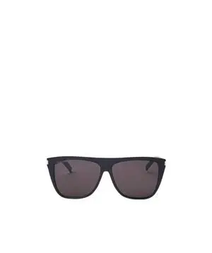 Saint Laurent Logo Sunglasses - Black