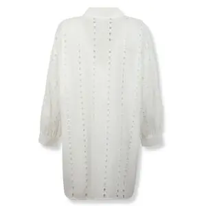 ANINE BING Mariane Puff-sleeved Shirt Dress - No
