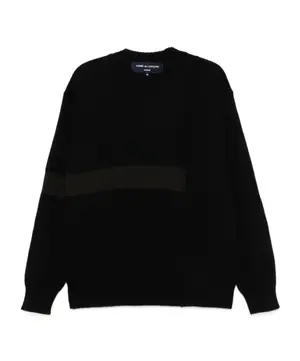 Comme Des Garçons Crewneck Knitted Jumper