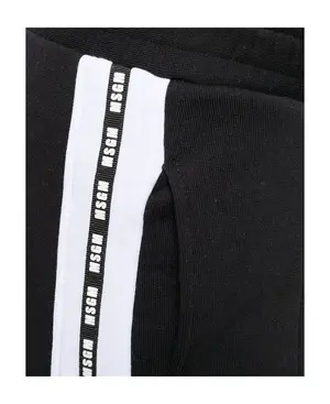 MSGM Logo Striped Sweatpants