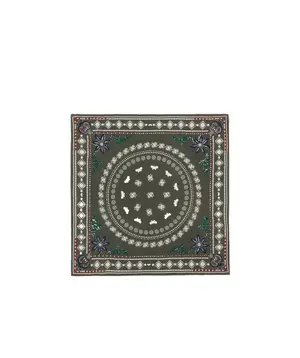 Max Mara Logo Scarf - Khaki