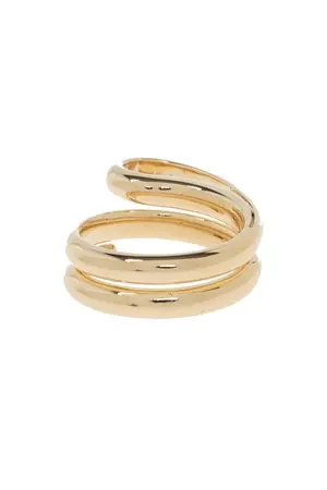 Bottega Veneta Loop Band Ring - Gold
