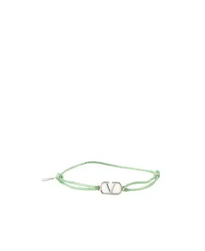 Valentino Garavani Vlogo Signature Cotton Bracelet