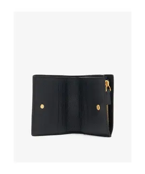 Valentino Garavani Vlogo Plaque Bi-fold Wallet - Black