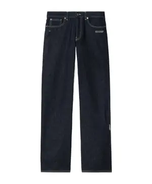 Off-white Belted Jeans For Women