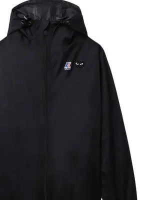 Play Comme Des Garcon Zip Up Hooded Jacket
