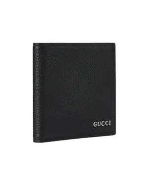 Gucci Logo Lettering Bi-fold Wallet