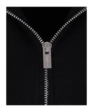 Yohji Yamamoto Zip-up Long-sleeved Cardigan