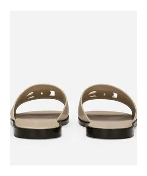 Dolce & Gabbana Dg Cut-out Detailed Slides - Beige