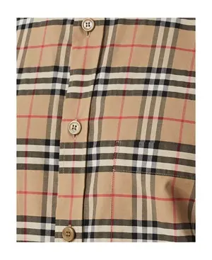 Burberry Checked Long-sleeved Shirt