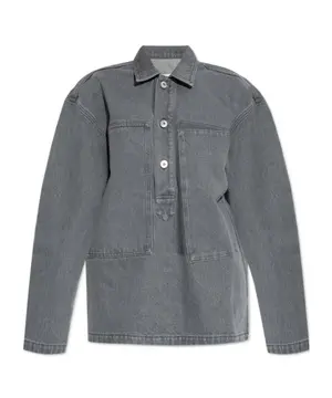 J.W.ANDERSON Patch Pocket Rugby Shirt - Gray