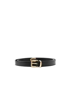 Miu Miu Logo Belt - Black