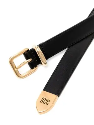 Miu Miu Logo Belt