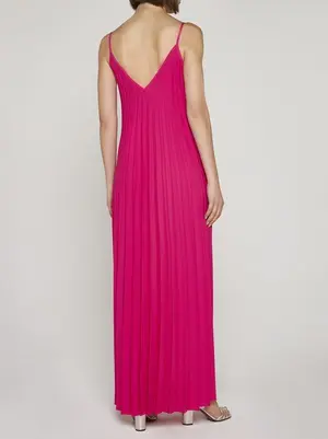 P.a.r.o.s.h Palmer Pleated Maxi Dress