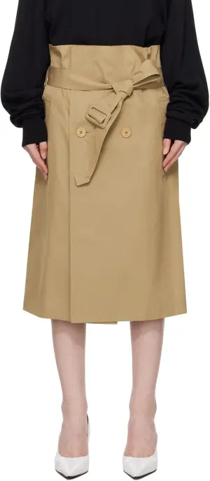Vetements Deconstructed Trench Skirt