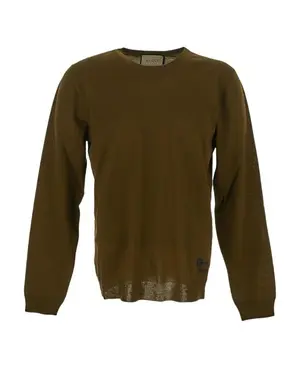 Gucci Embroidered Crewneck Sweater - Brown