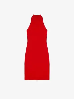 Givenchy Sleeveless High Neck Knit Dress