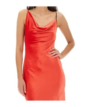 Philosophy Di Lorenzo Serafini Draped Sleeveless Maxi Dress - Red