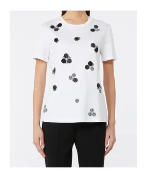 Max Mara Embellished Crewneck T-shirt