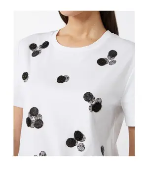 Max Mara Embellished Crewneck T-shirt