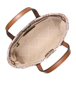 Michael Kors Vincent Small Logo Jacquard Convertible Tote Bag With Card Case