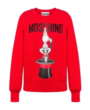 Moschino Bugs Bunny Print Sweatshirt