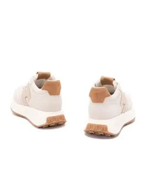 Hogan H-logo Panel Sneakers - Nude