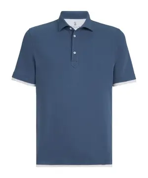 Brunello Cucinelli Short-sleeved Polo Shirt