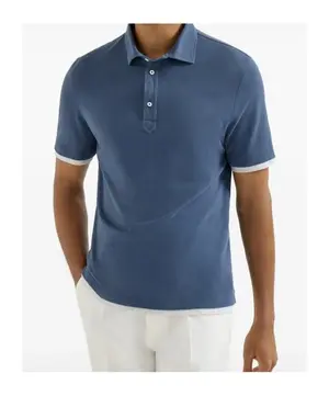 Brunello Cucinelli Short-sleeved Polo Shirt