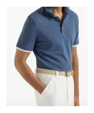 Brunello Cucinelli Short-sleeved Polo Shirt