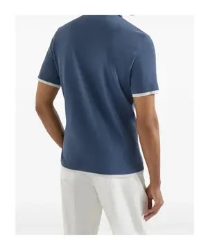Brunello Cucinelli Short-sleeved Polo Shirt