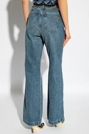 Michael Kors Belted Flare Jeans