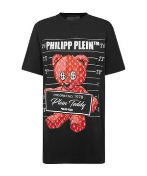Philipp Plein Teddy Bear Graphic T-shirt - Black