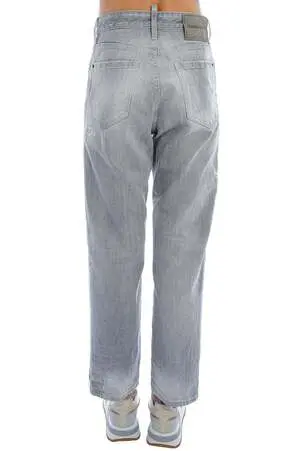 Dsquared2 Distressed Cropped Jeans - Gray