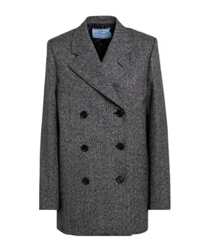 Prada Double-breasted Jacket - Black
