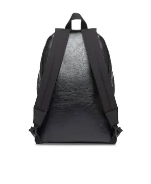 Balenciaga Explorer Logo Printed Backpack - Black