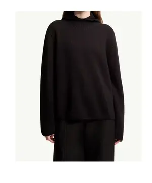 Moncler Jil Sander Knitted Hoodie - Black
