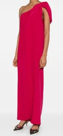 P.a.r.o.s.h One-shoulder Draped Maxi Dress