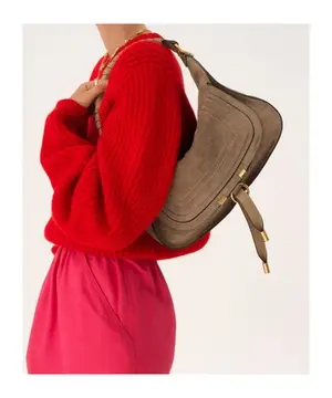 Chloé Small Marcie Shoulder Bag - Brown