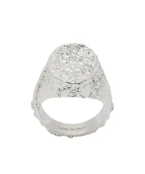 MAISON MARGIELA Signature Numeric Logo Ring - Silver