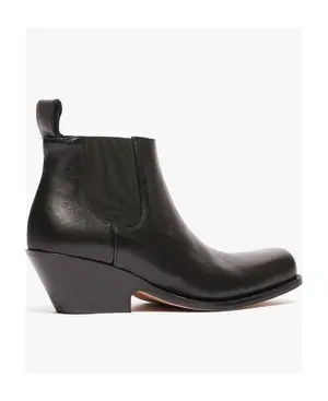 Sportmax Elasticated Ankle Square Toe Boots