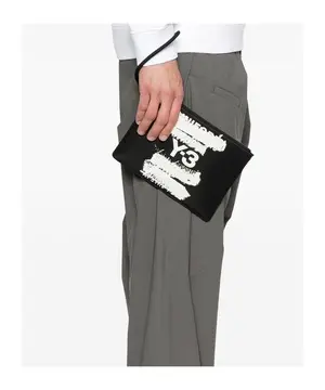 Y3 Graphic Printed Pouch