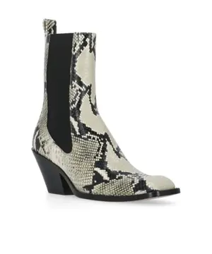 Khaite Embossed Ankle Boots
