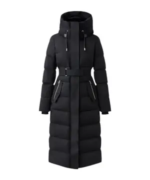 Mackage Shyla 2-in-1 Down Coat With Removable Bib - Black
