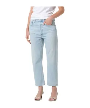 AGOLDE 90s Crop Straight-leg Jeans