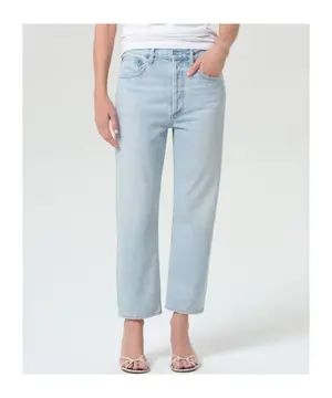 AGOLDE 90s Crop Straight-leg Jeans
