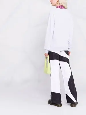 MSGM Logo Print Crewneck Sweatshirt