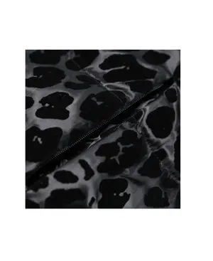 Emporio Armani Hooded Cotton-padded Jacket With Leopard Print