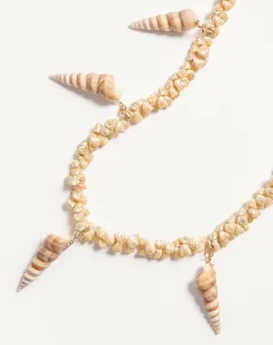 Valentino Garavani Jardin Aquatique Shell Necklace